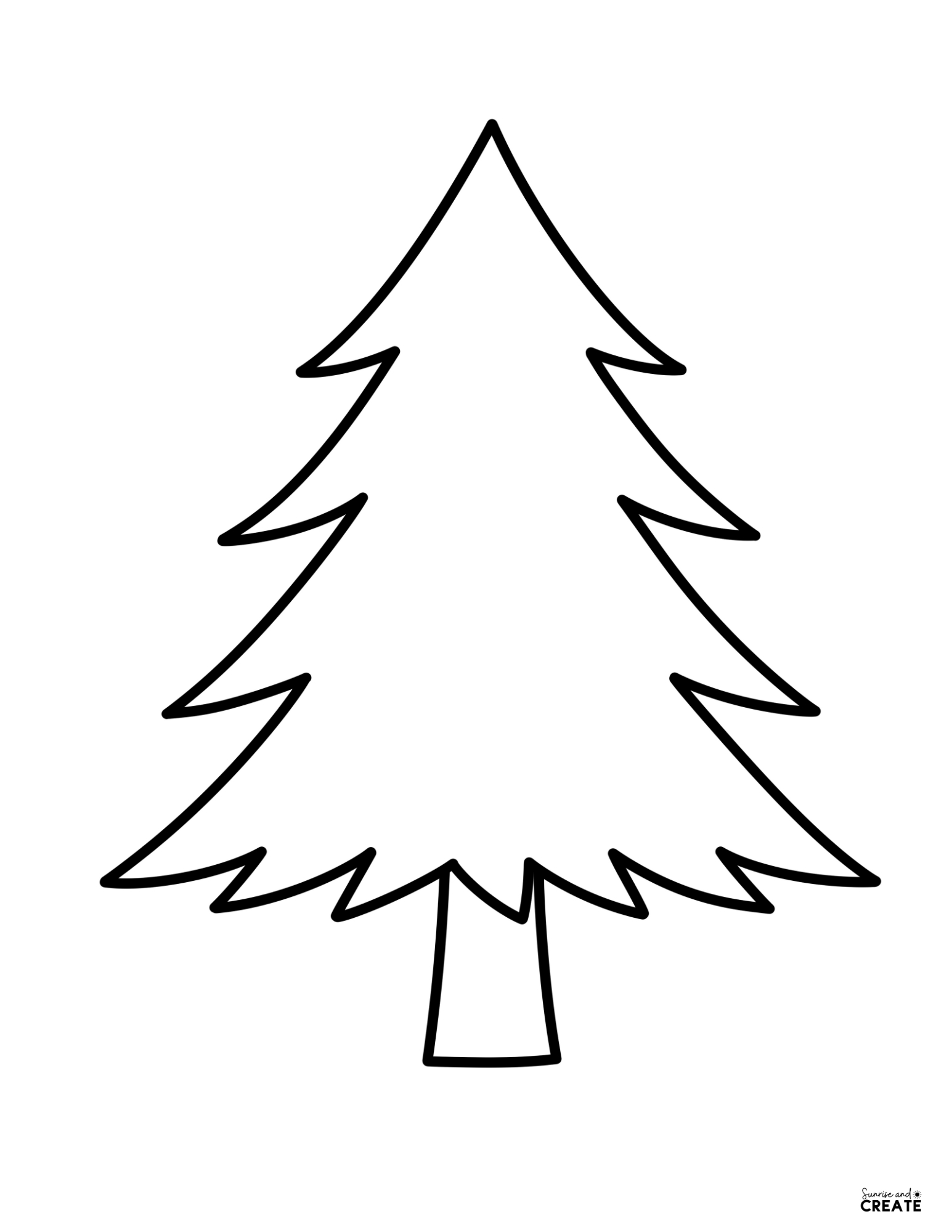 Christmas Tree Templates - Free Printables