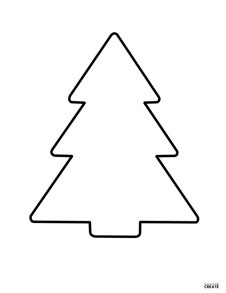 Christmas Tree Templates - Free Printables