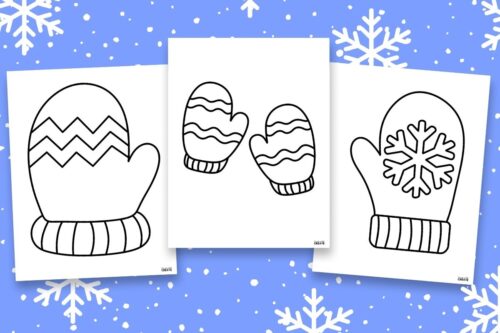 Mitten Templates - Free Printables