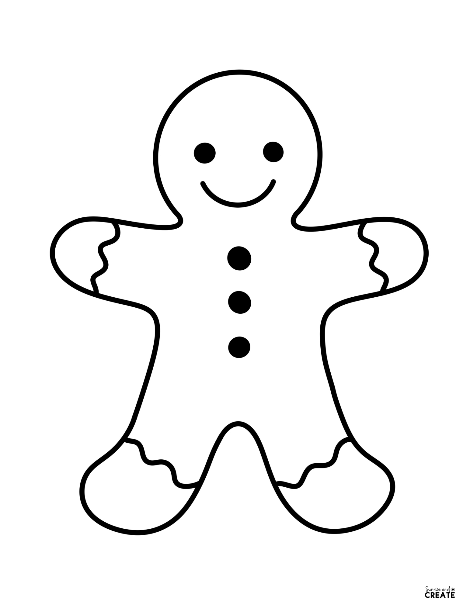 Gingerbread Man Templates - Free Printables