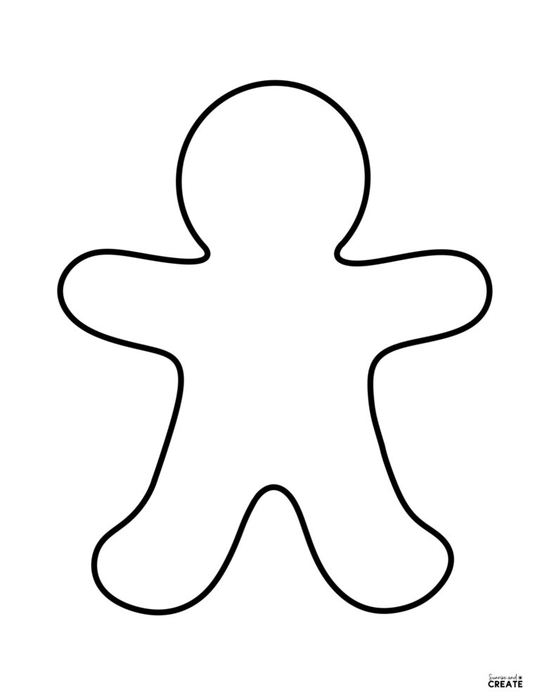 Gingerbread Man Templates - Free Printables