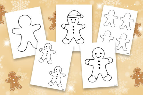 Gingerbread Man Templates - Free Printables
