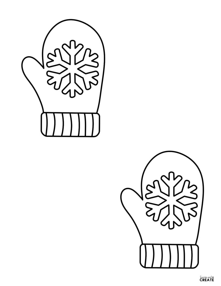 Mitten Templates - Free Printables