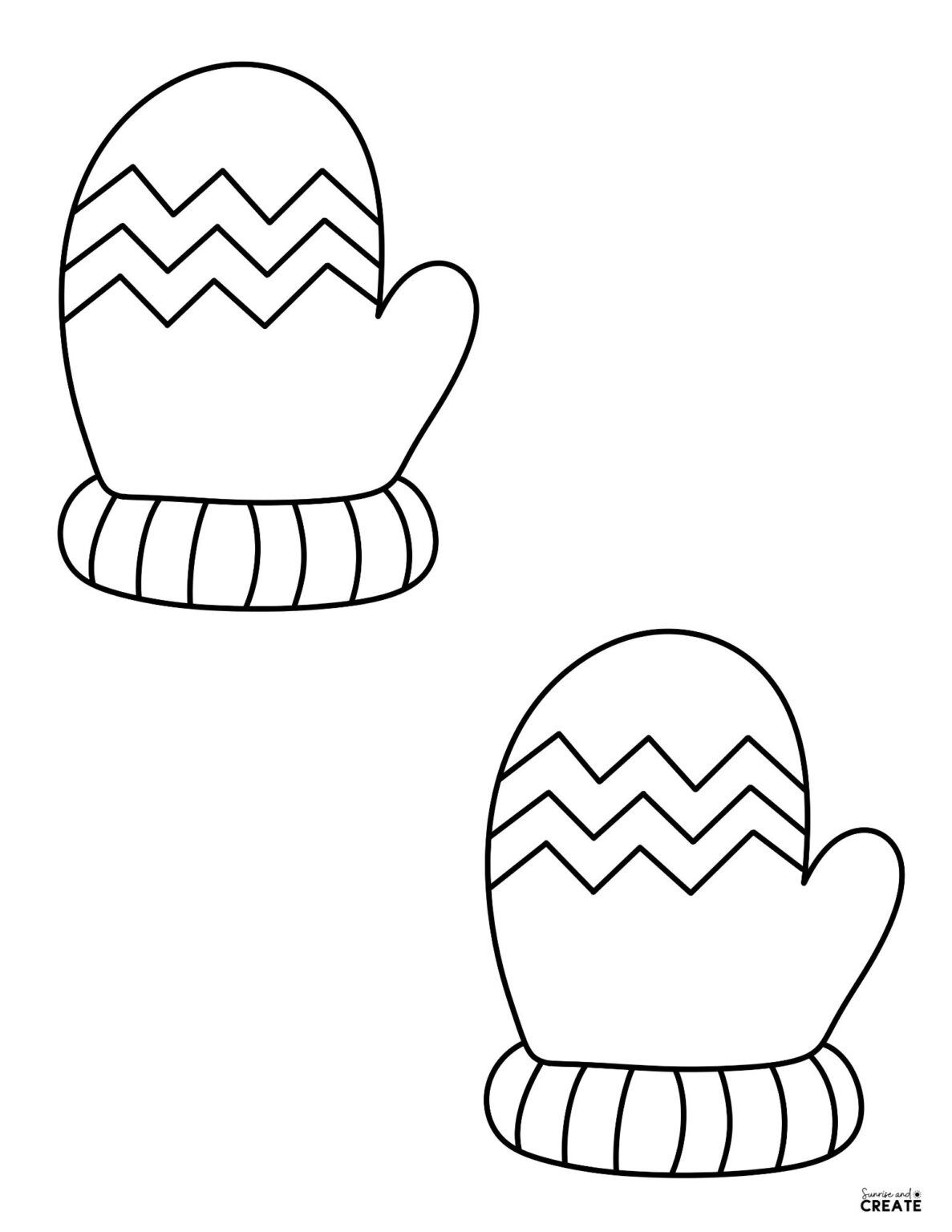 Mitten Templates - Free Printables