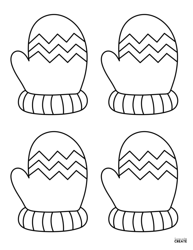 Mitten Templates - Free Printables