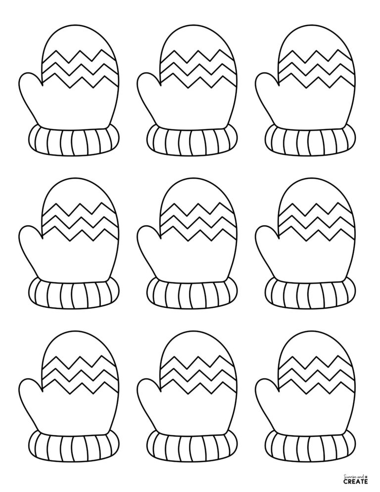 Mitten Templates - Free Printables