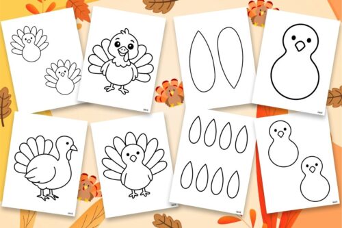 Turkey Templates - Free Printables