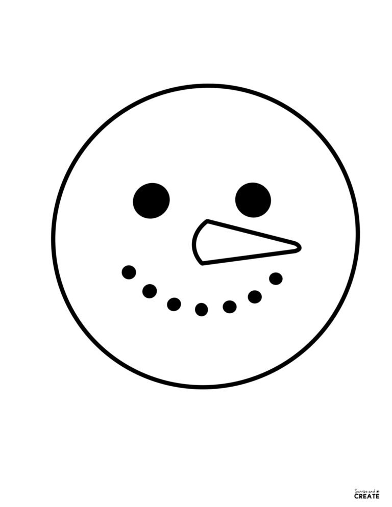 Snowman Templates - Free Printables