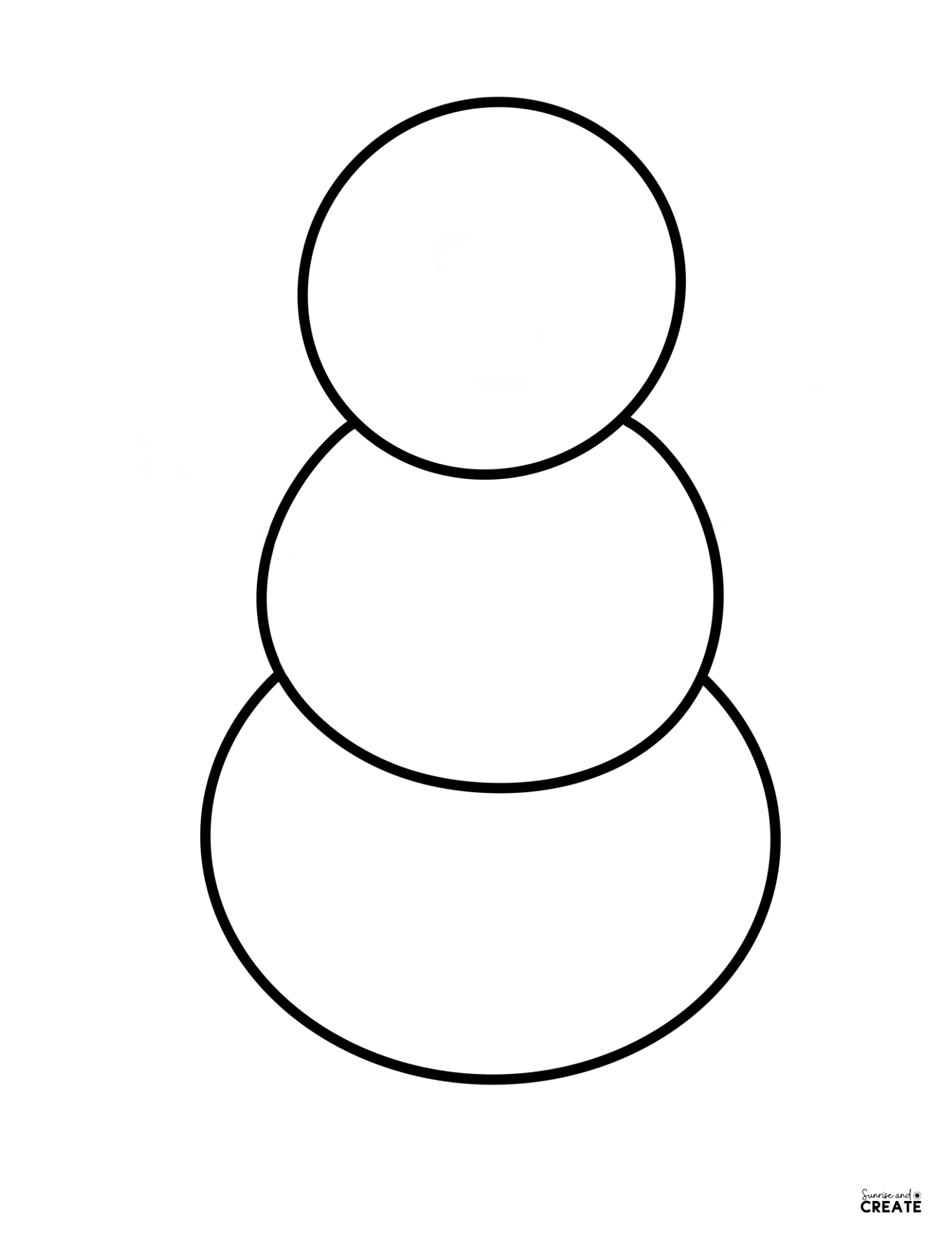 Snowman Templates - Free Printables