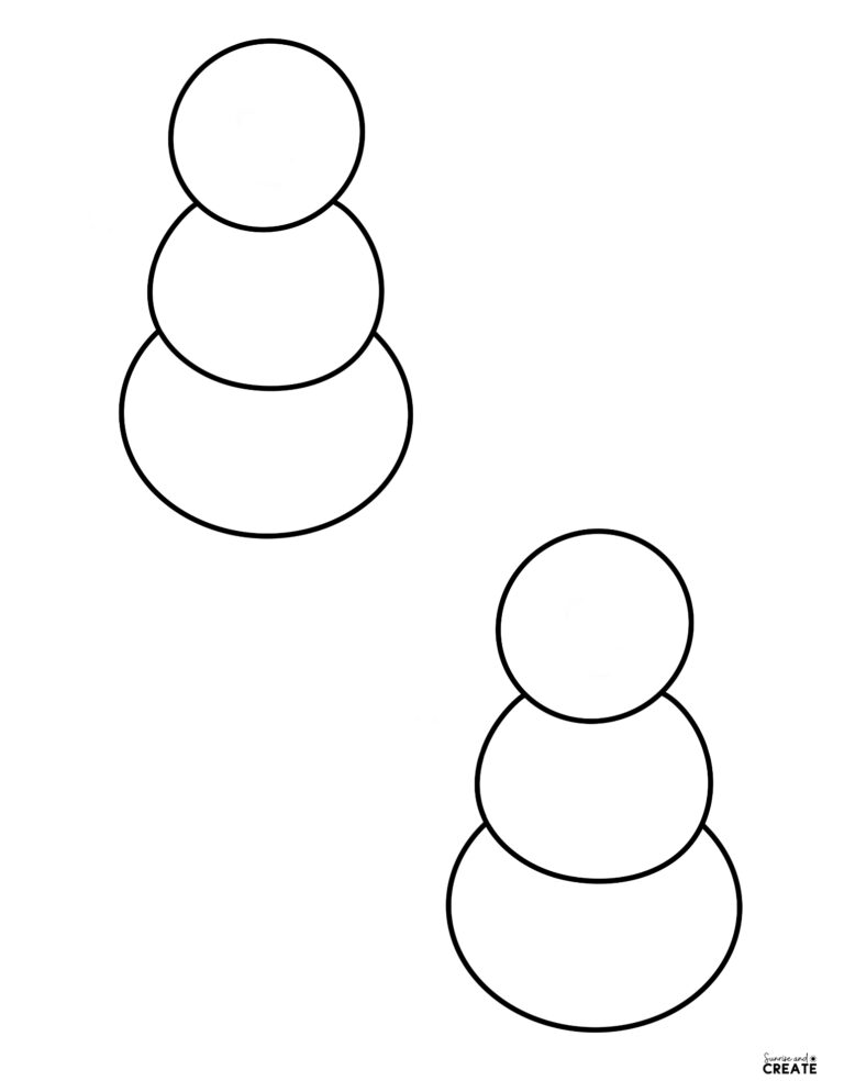 Snowman Templates - Free Printables