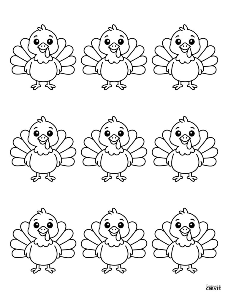 Turkey Templates - Free Printables